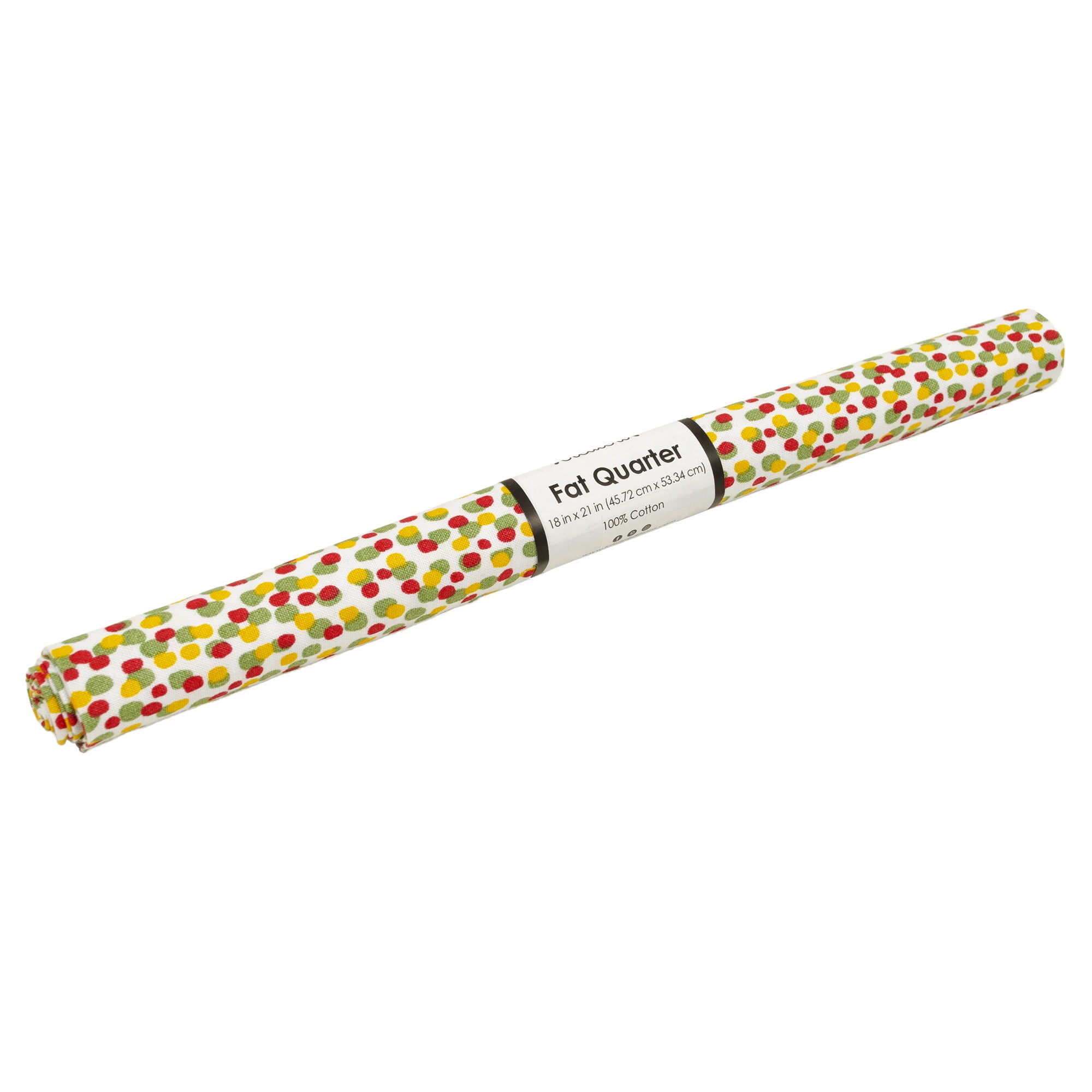 Create It 18"x21" Cotton Berry Spots Precut Sewing & Craft Fabric ...