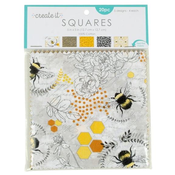 Create It 2.5"x42" Cotton Solid Blue Precut Strips, Multicolor 20 Piece ...