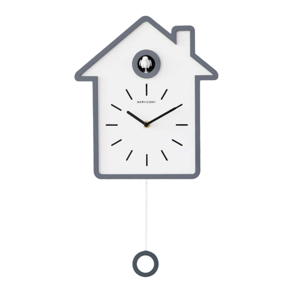 Create Simple Modern Cuckoo Clock Wheat Fields Coo Coo Clock-Zinc gray ...