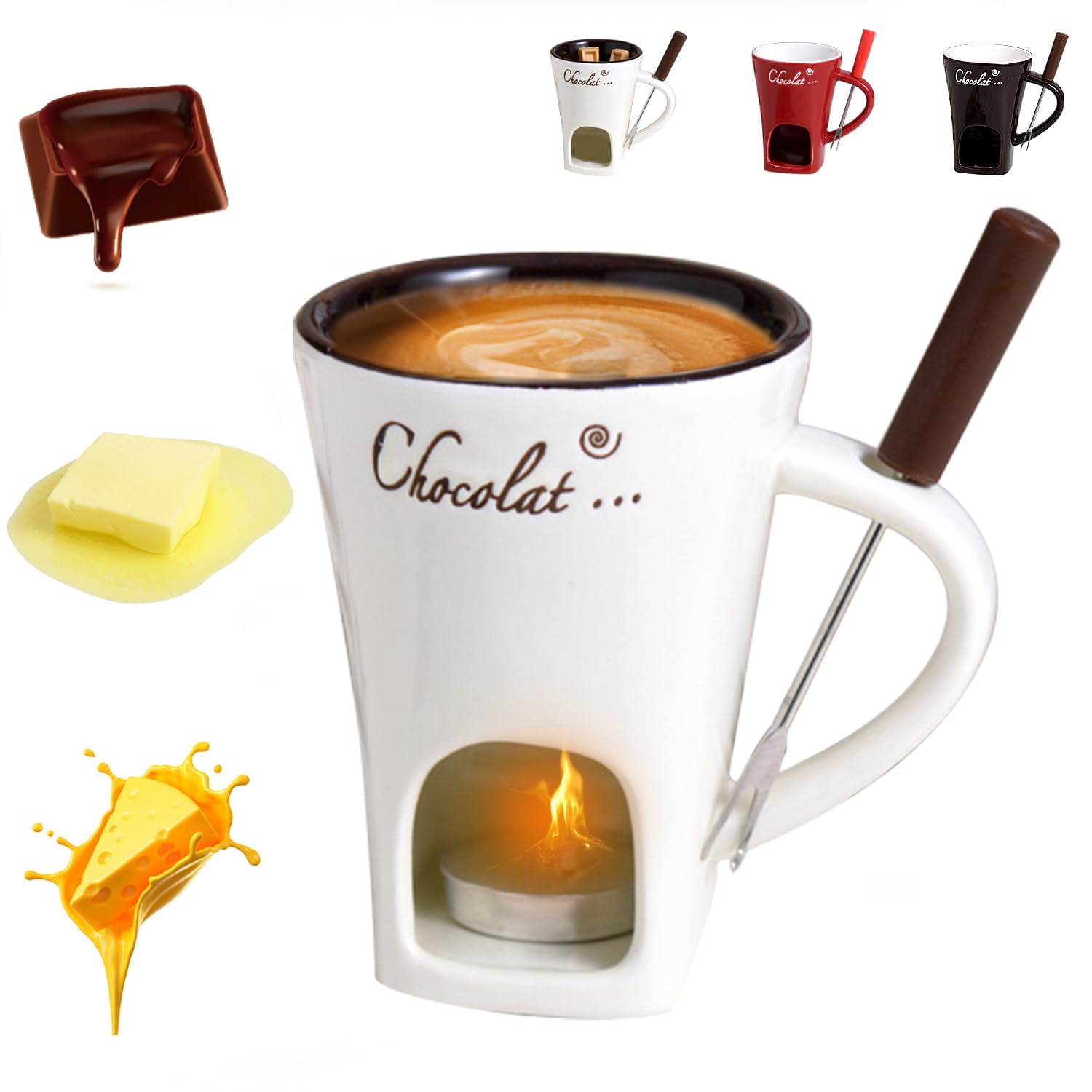 Create Sweet Memories: The Ultimate Chocolate Fondue Mug Gift Set with ...