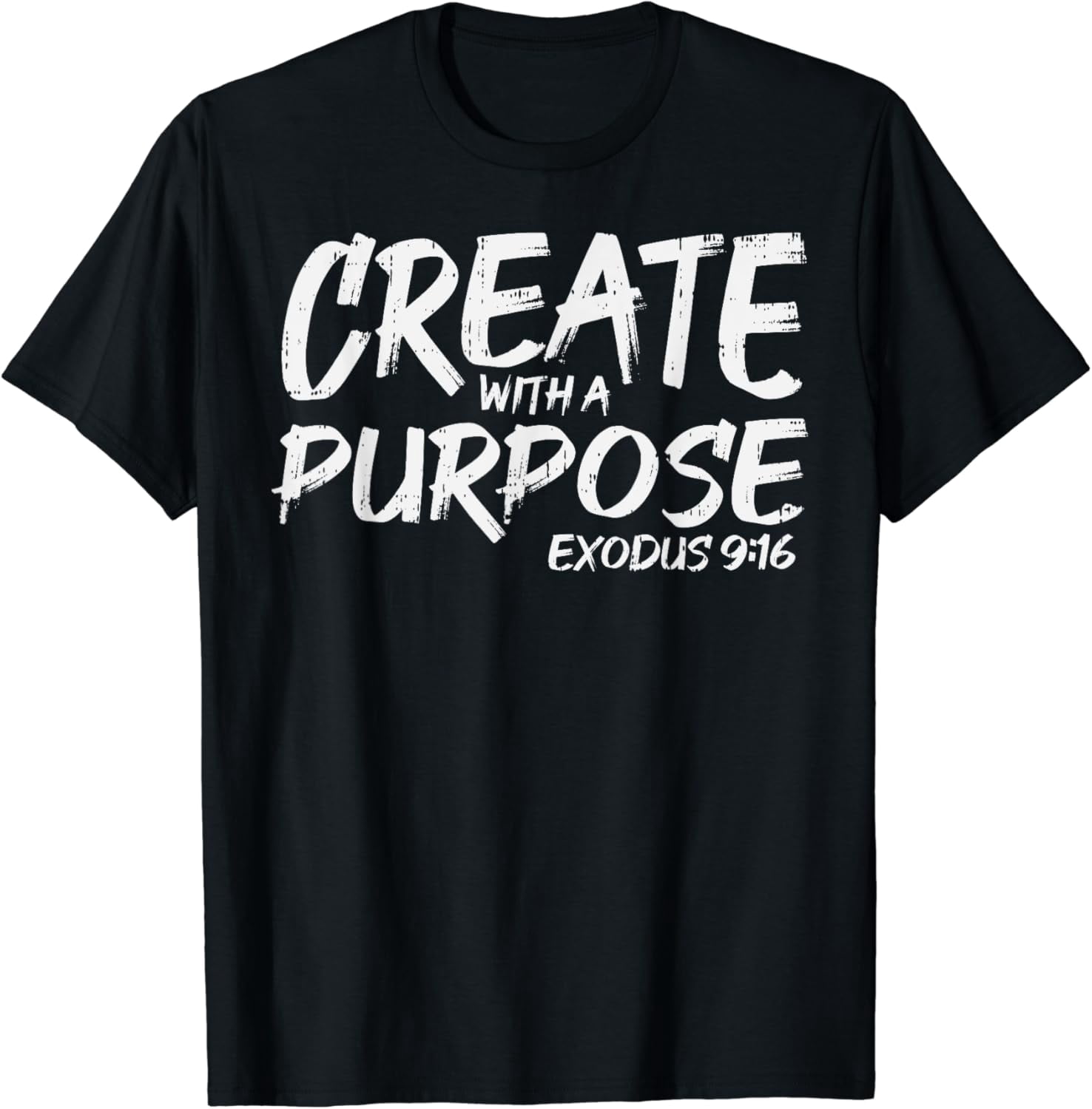 Create With Purpose Bible God Jesus Religious Christian Gift T-Shirt ...