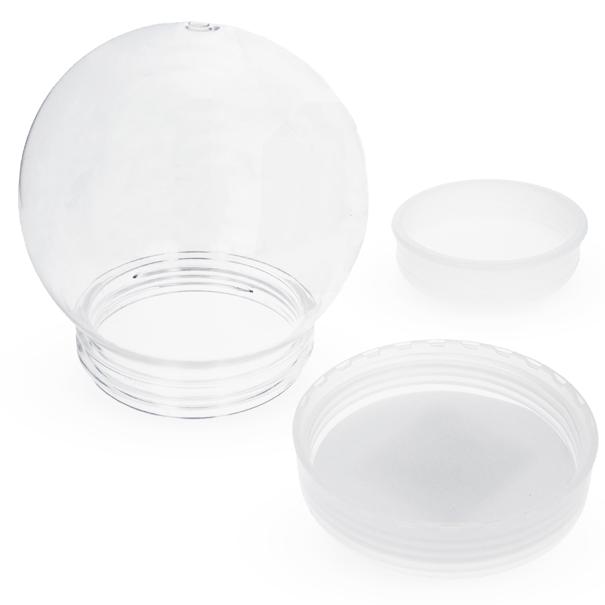 Create Your Clear Plastic Water Globe DIY Craft 4.3 Inches - Walmart.com