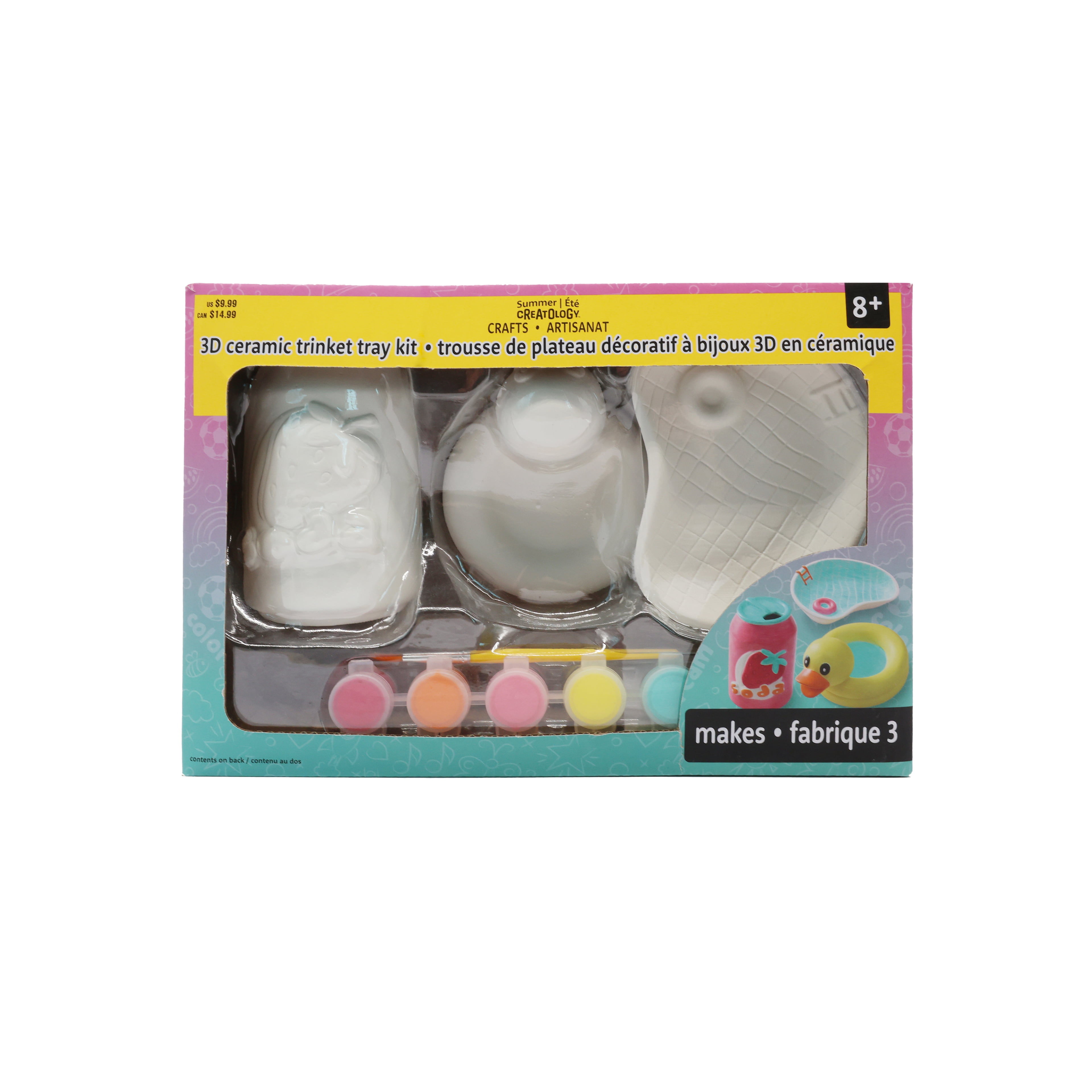 Create Your Own 3D Ceramic Trinket Tray Kit by Creatology™ - Summer ...