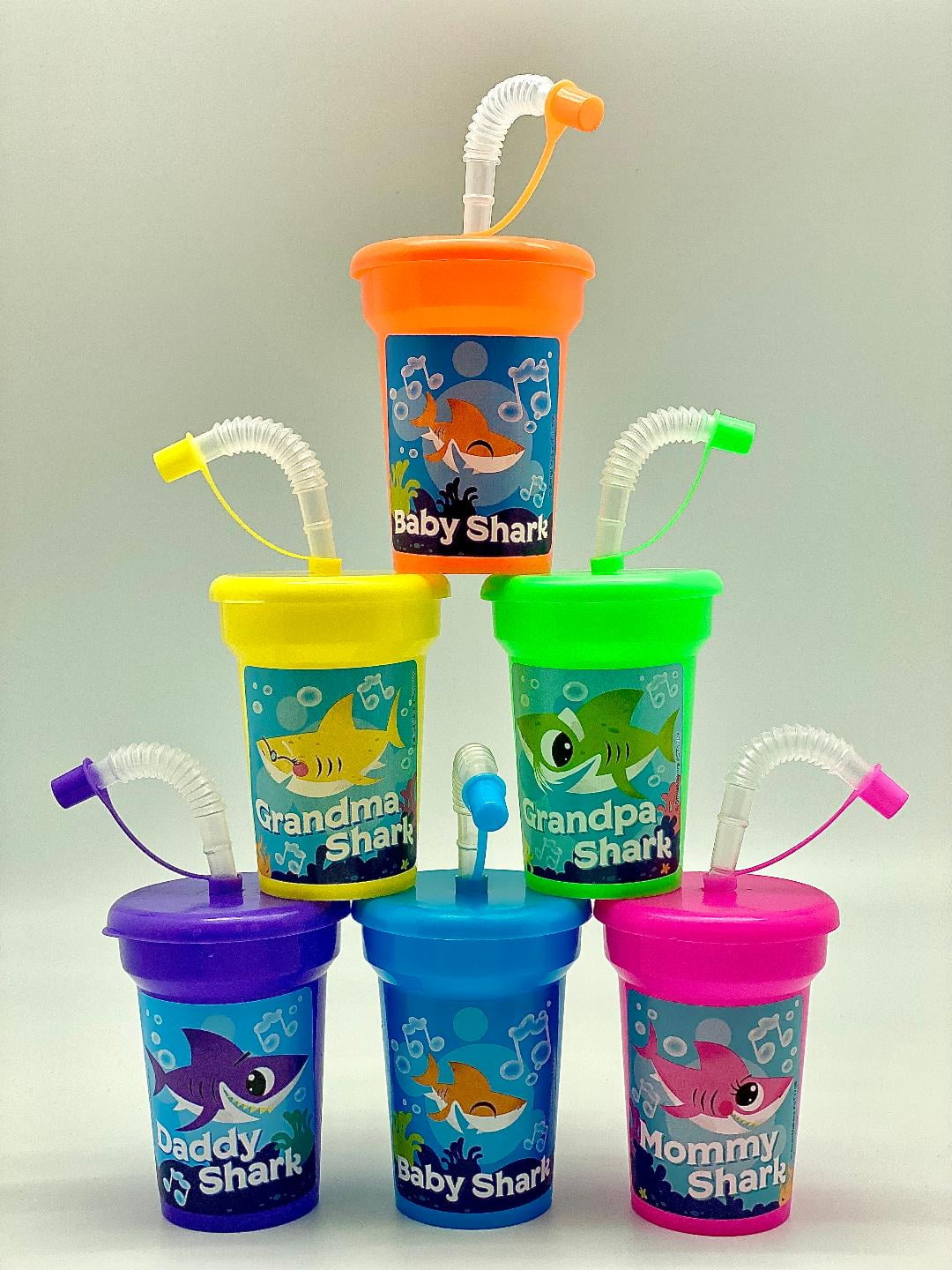 Create Your Own 'Baby Shark' Sipper Cups DIY Kids Craft Kit - Walmart.com