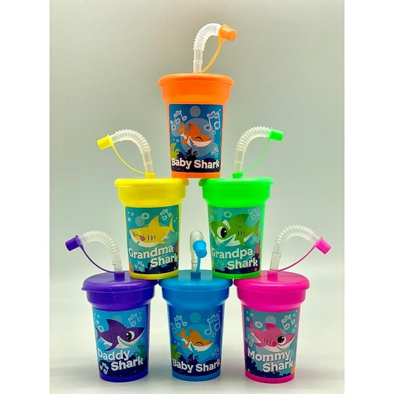 Create Your Own 'Baby Shark' Sipper Cups DIY Kids Craft Kit - Walmart.com