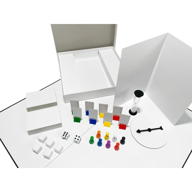 Create Your Own Board Game (Blank Game Board, Box & Accessories) Deluxe ...