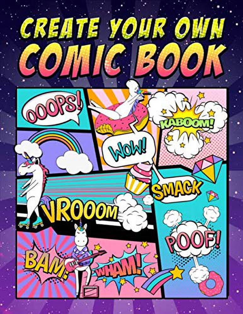 Pre-Owned Create Your Own Comic Book: 100 Blank Comic Book Templates ...