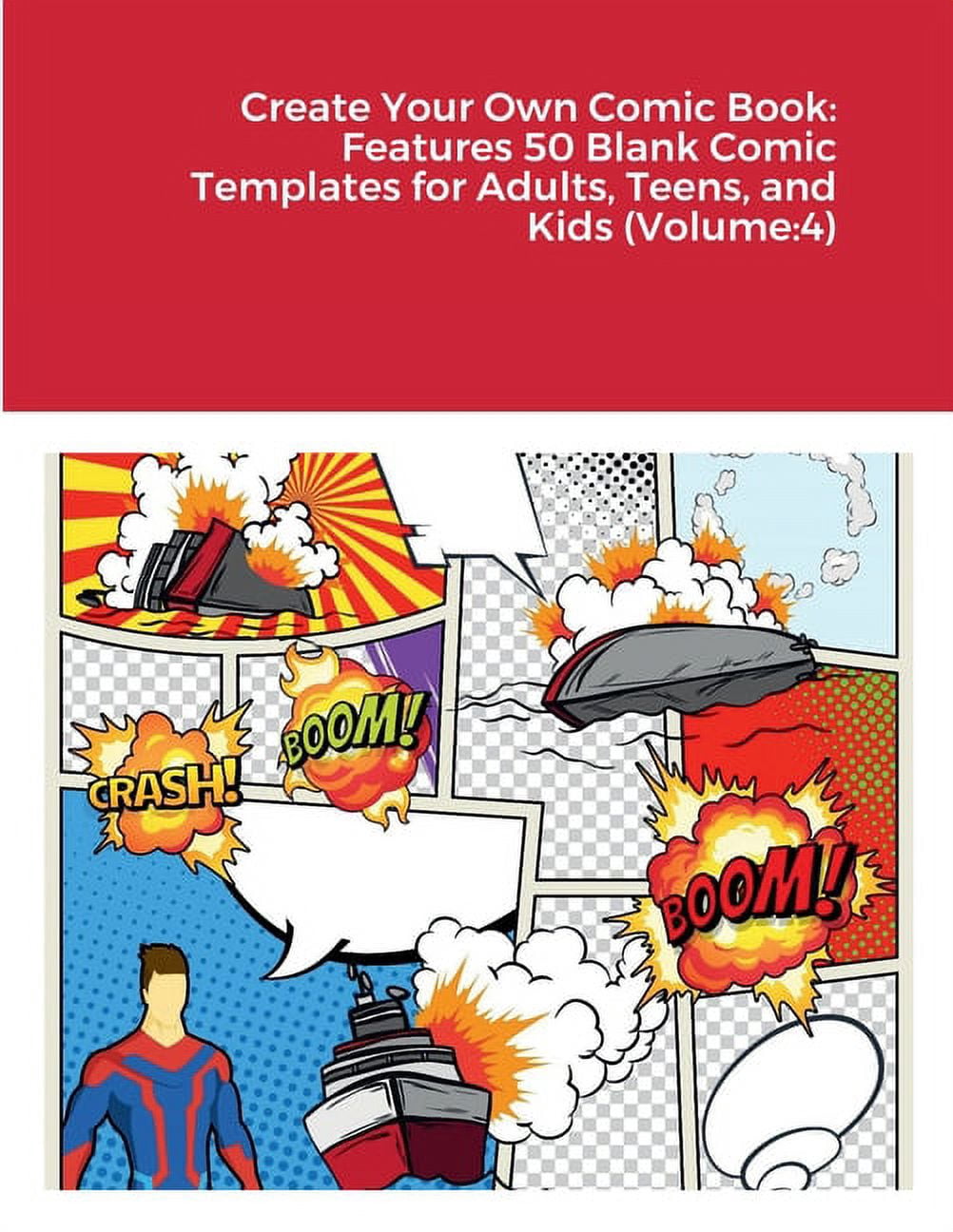 Create Your Own Comic Book: Features 50 Blank Comic Templates for ...