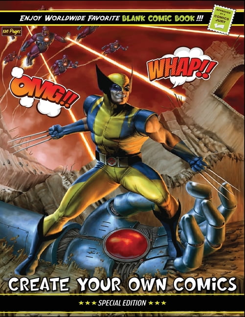 Create Your Own Comics: 120 Pages of Fun and Unique Templates - A Large ...