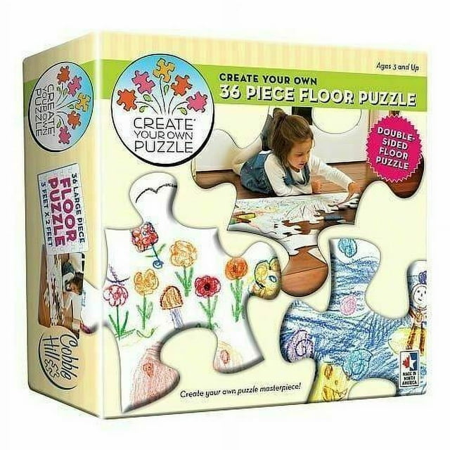 Create Your Own Double-Sided Floor Puzzle - Walmart.com