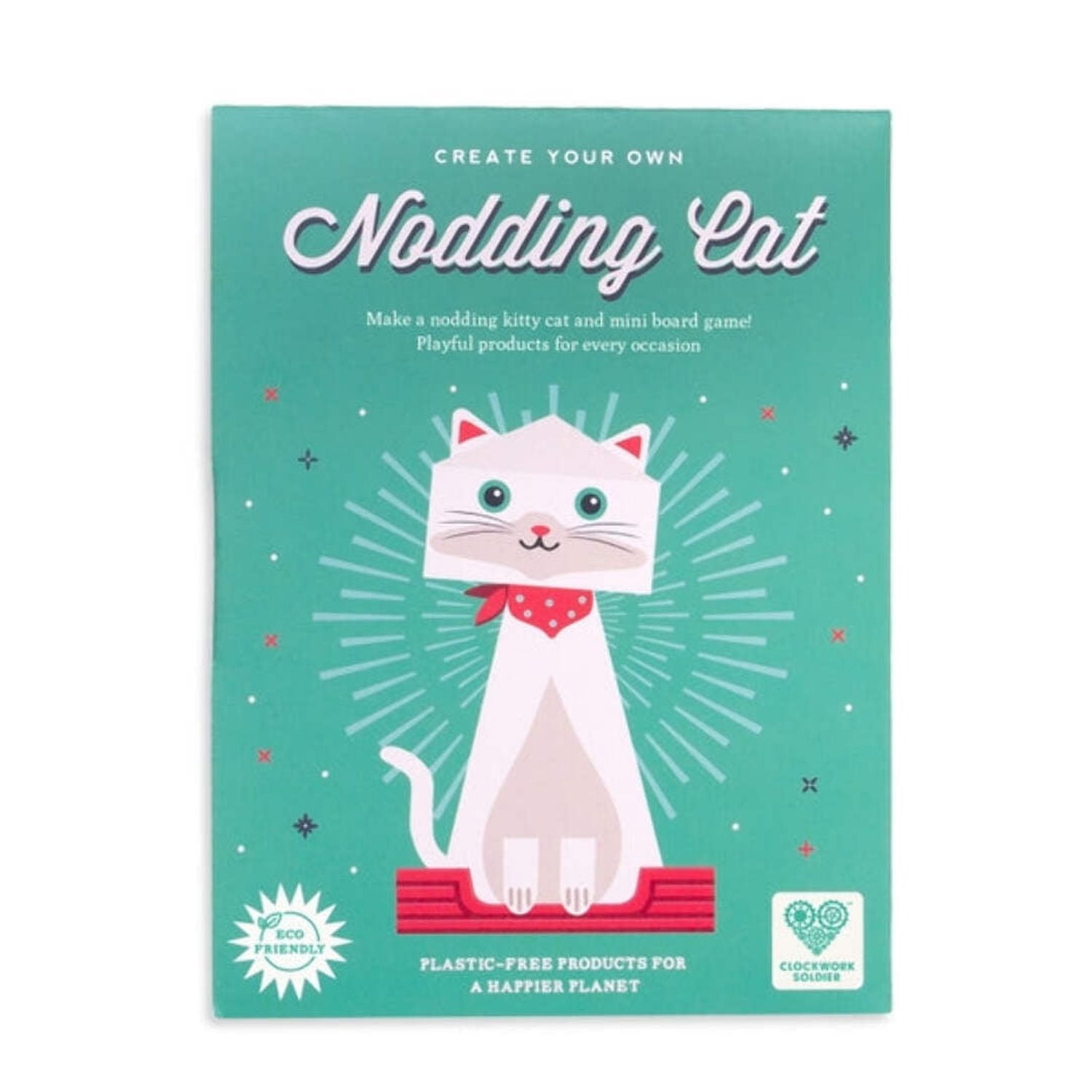 Create Your Own Nodding Cat and Mini Board Game - Walmart.com