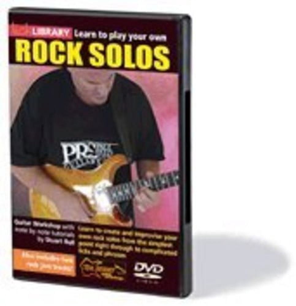 Licklibrary Learn to Play Your Own Rock Solos Lick Library Series DVD ...