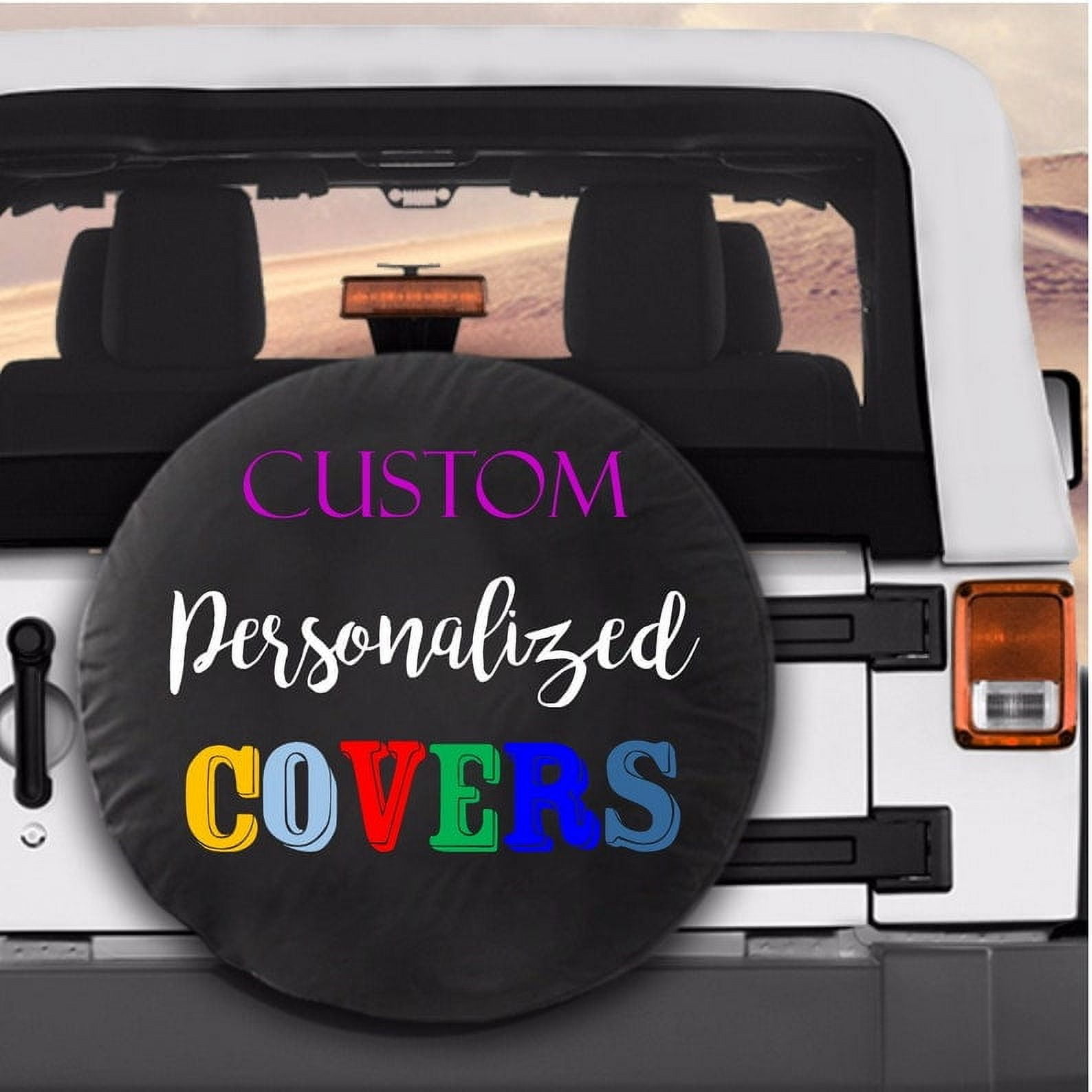 Create Your Own Spare Tire Cover Custom Spare Tire Cover Back of r ...