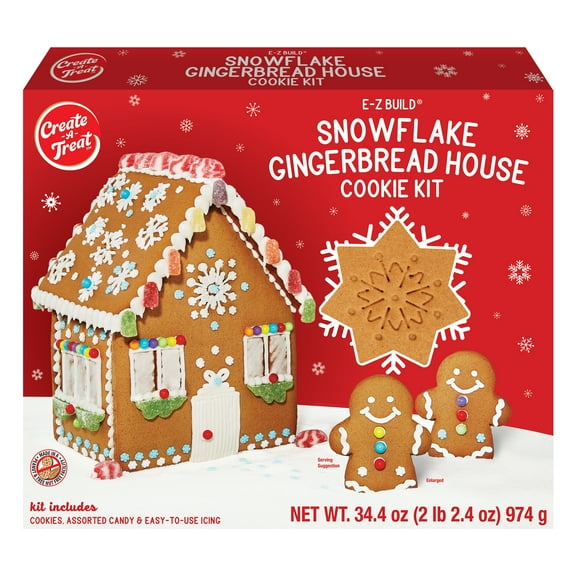 Peanuts Holiday Gingerbread House Kit, 29 oz, 1 Count - Walmart.com