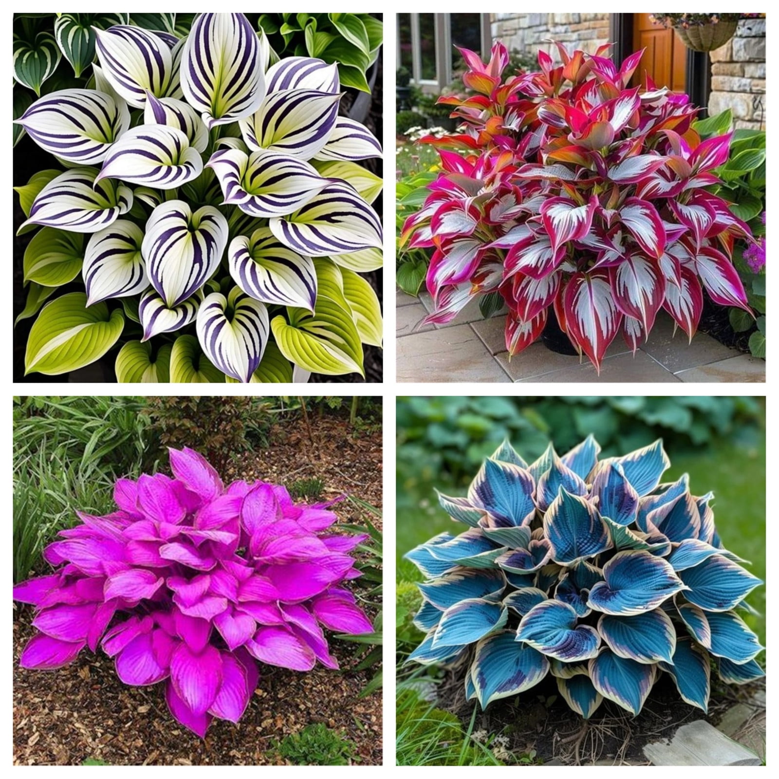 Create beautiful Ornament(selected bulbs[rhizomes])-[Hosta(plant)for planting]-color combinatio ...