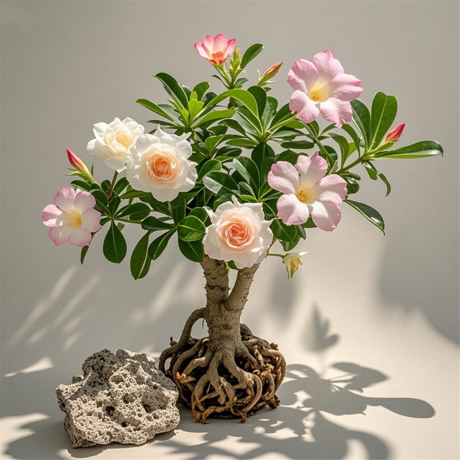 Create desert style Ornament-selected(bulbs)-[Desert rose (plant)for ...