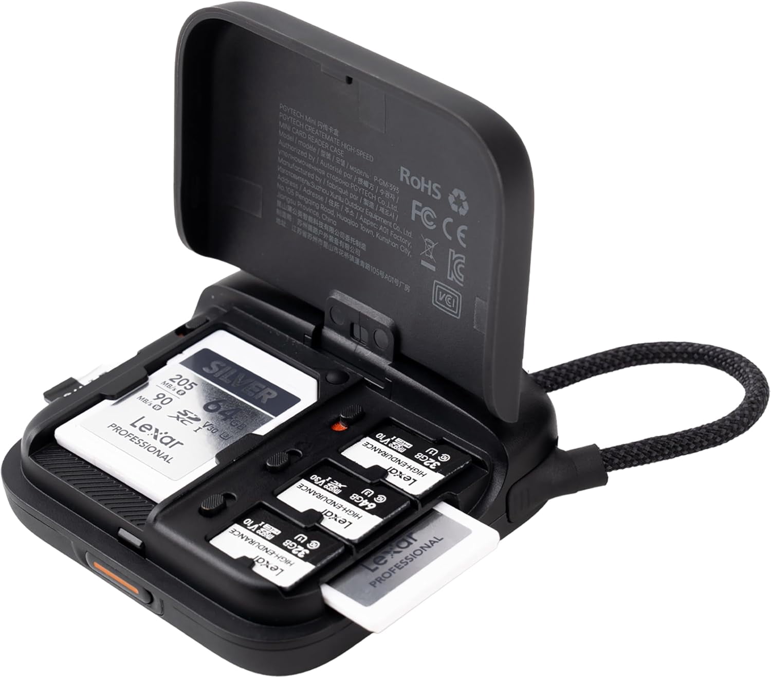 CreateMate Mini SD Card Reader Case, High-Speed 2-in-1 SD 4.0/Micro SD ...
