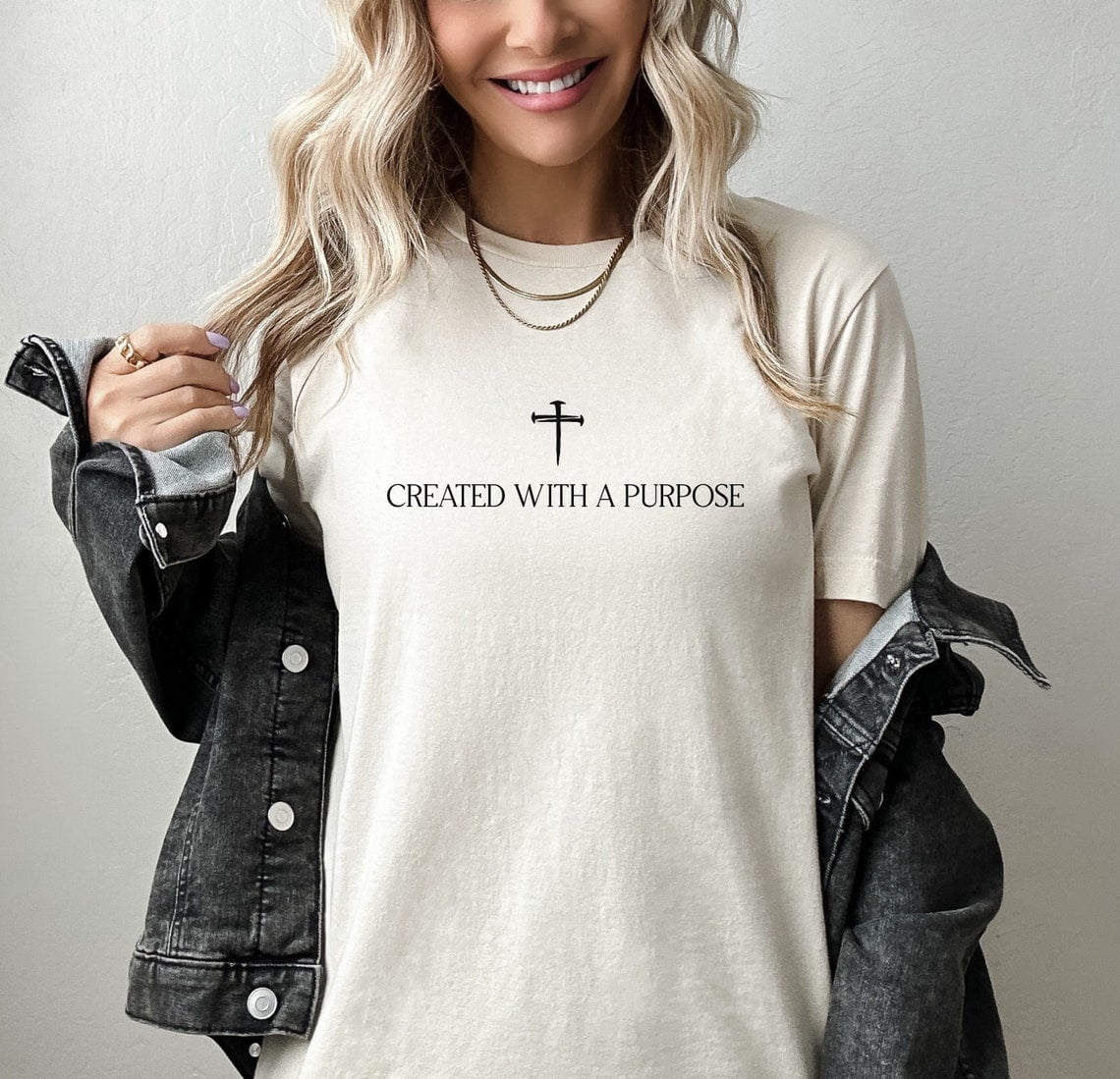 Created With A Purpose T-shirt, Christian , Faith Apparel, Religious ...