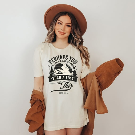 Created with Purpose Christian T-Shirt, Bible Verse Religious Tee All ...