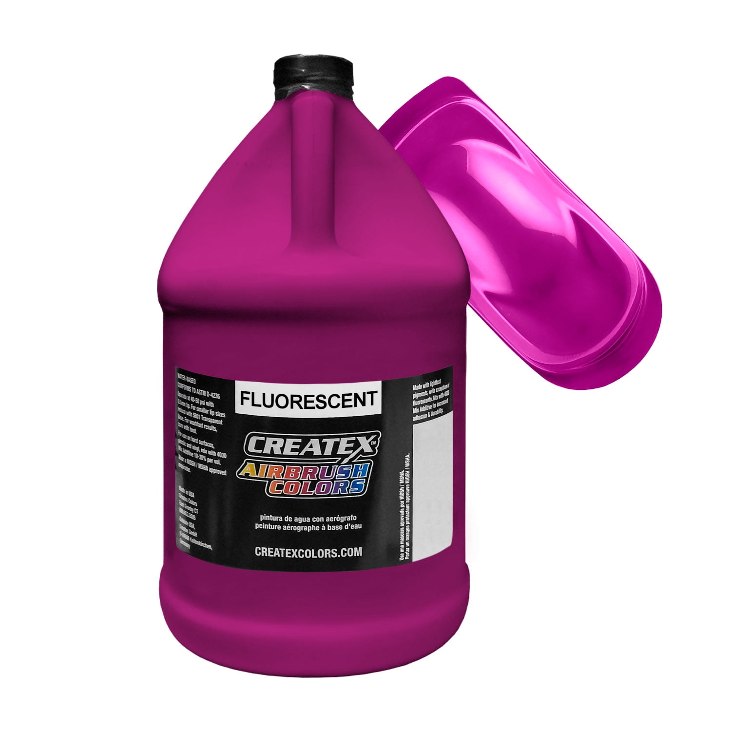 Createx 5400 Fluorescent Raspberry Airbrush Artist Colors 2.0 oz Bottle ...