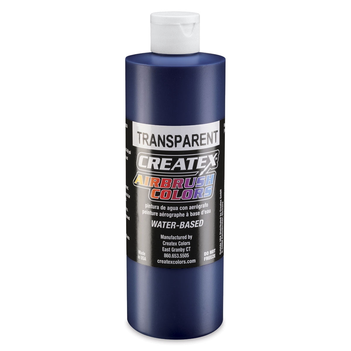 Createx Airbrush Color - 16 oz, Transparent Deep Blue - Walmart.com