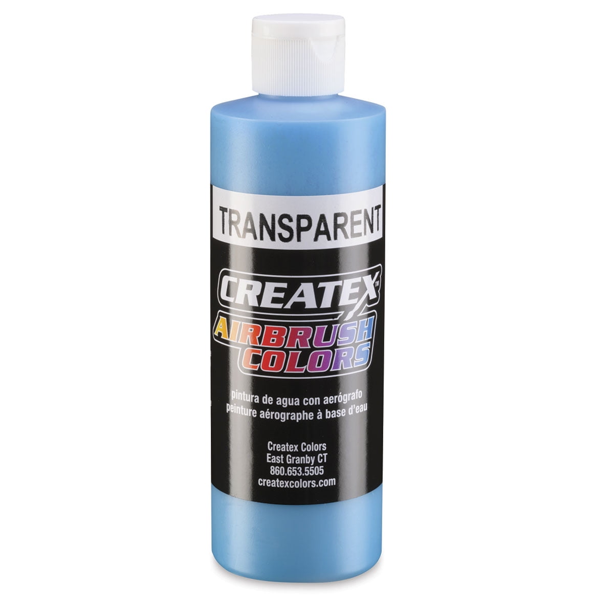 Createx Airbrush Color - 8 oz, Transparent Maui Blue - Walmart.com