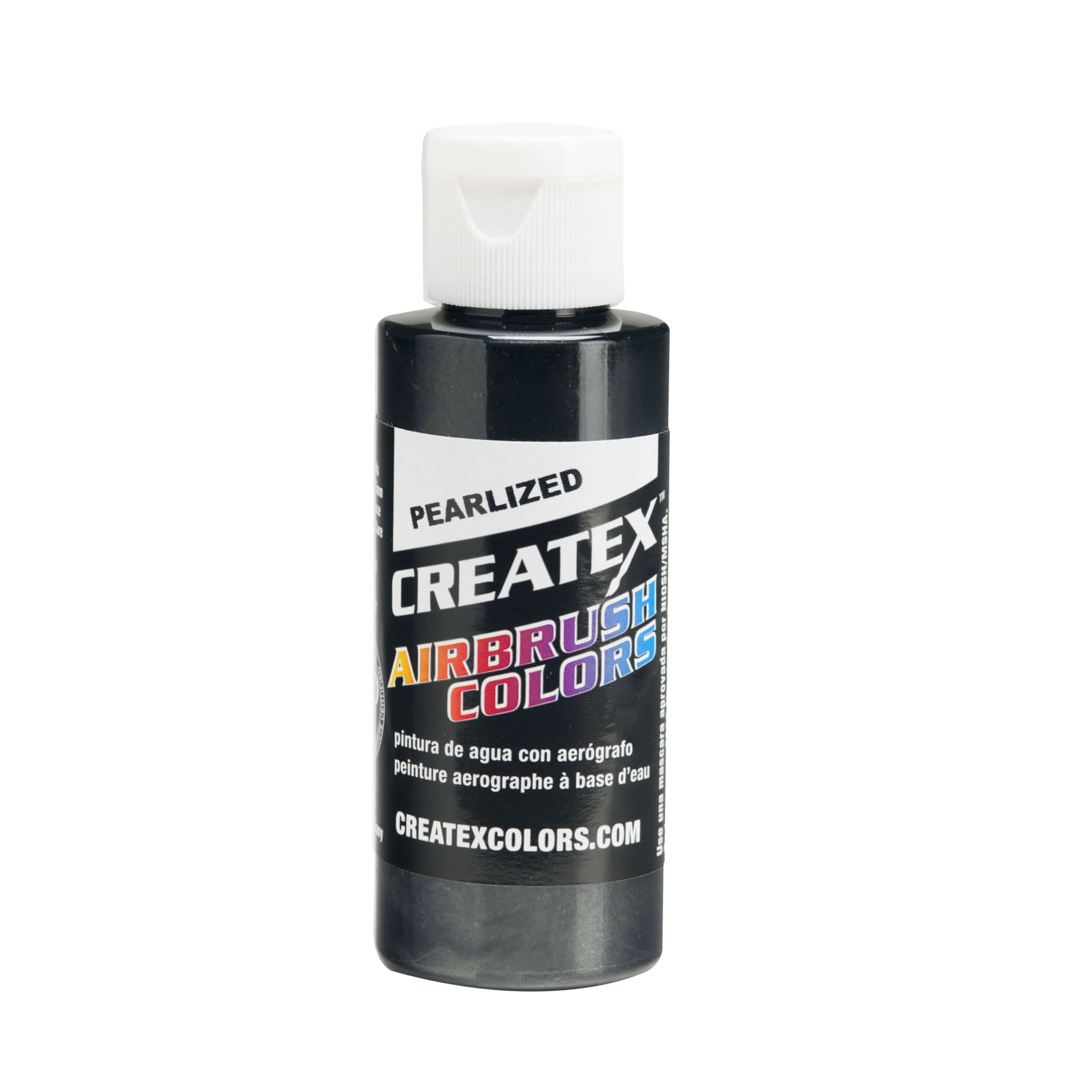 Createx Airbrush Color, Pearlized, 2 oz., Pearl Black - Walmart.com