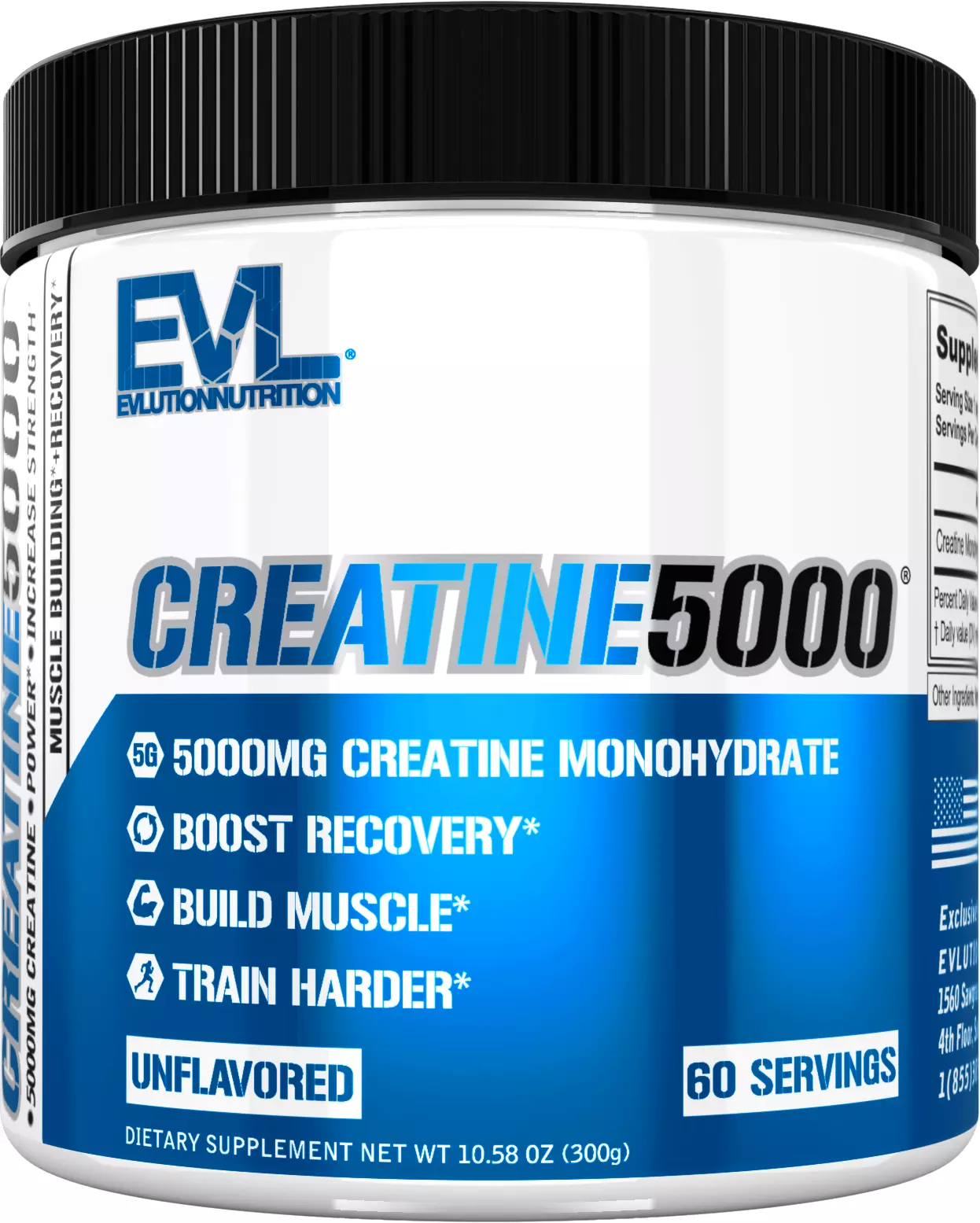 Creatine 5000 - 5G Creatine Monohydrate - 60 Servings - Walmart.com