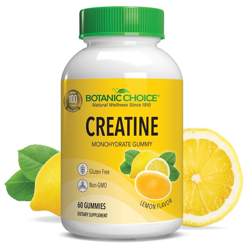 Creatine Gummies 60ct (Lemon Flavor) - Walmart.com