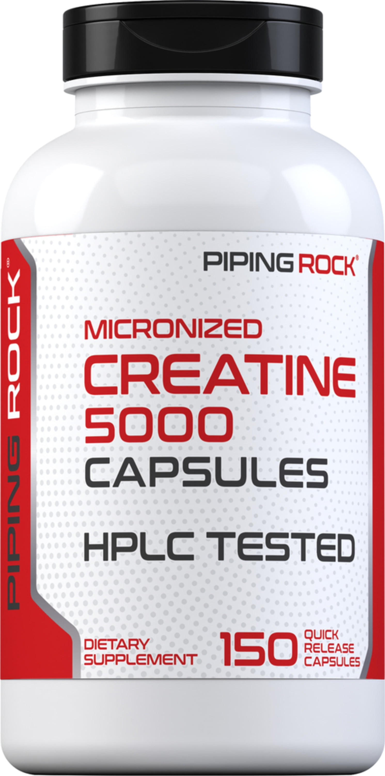Piping Rock, Creatine Monohydrate Capsules, 5g, Micronized - Walmart.com