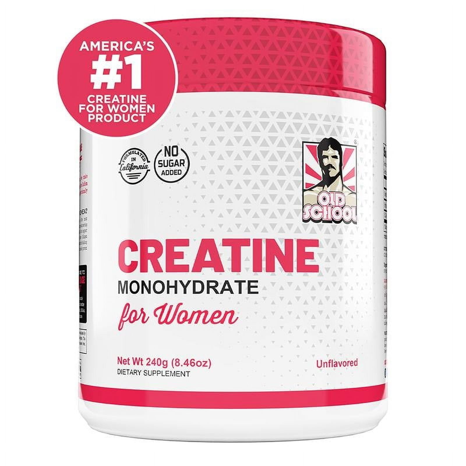 Creatine Monohydrate for Women with Collagen and BCAA's - 30 Servings ...