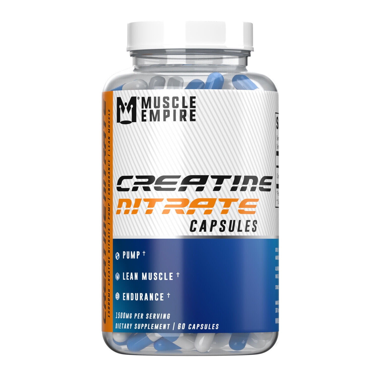 Creatine Nitrate Capsules | 1500mg | Muscle Empire - 60 Capsules ...