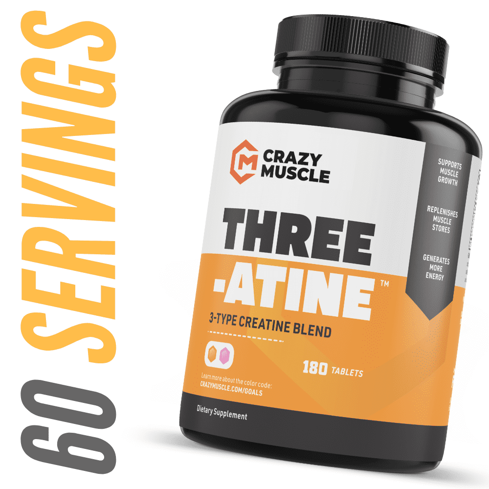 Creatine Pills (2 Month Supply) 5,000mg Per Serving - 180 Creatine ...
