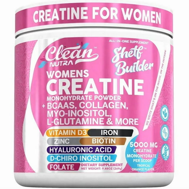 Creatine for Women | Creatine Monohydrate + BCAA Powder Myo-Inositol ...