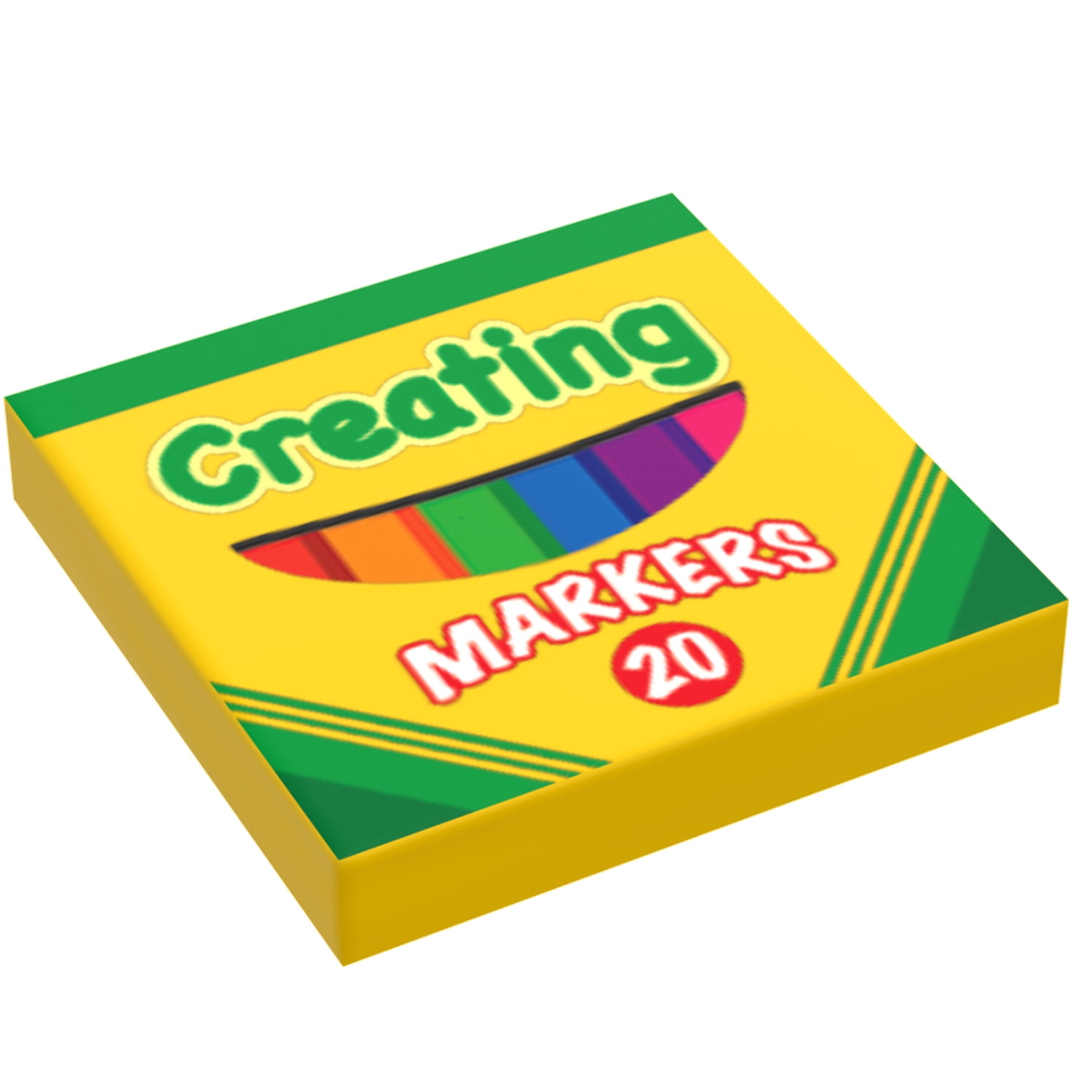 Creating Markers (2x2 Tile) made using LEGO parts - B3 Customs - Walmart.com