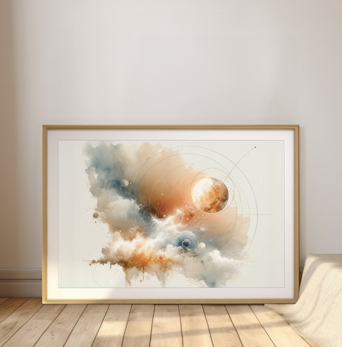 Creation Of The Universe Genesis Inspired Abstract Art Christian ...