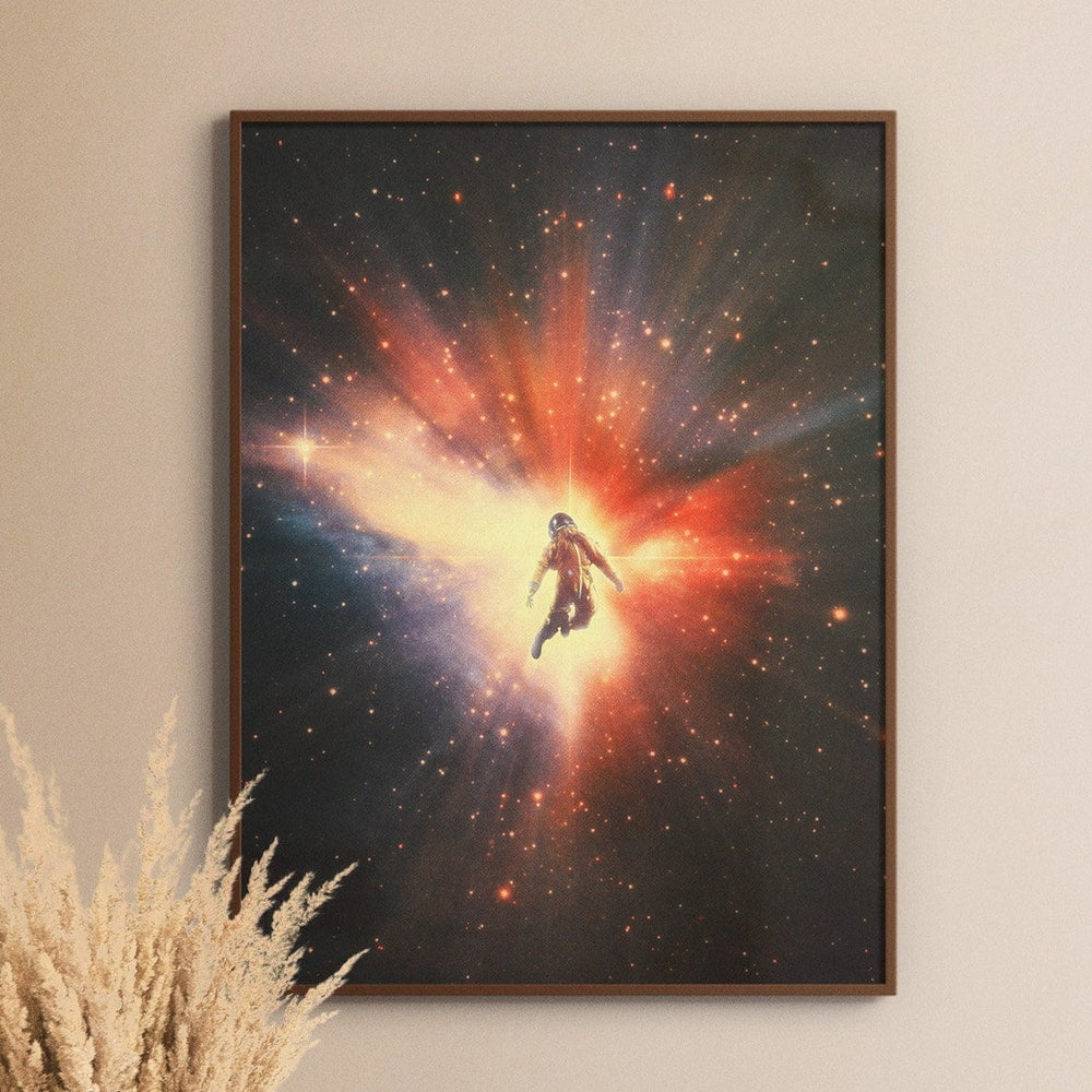 The Creation, Retro Sci-Fi Art, Astronaut Art, Vintage Collage Art ...