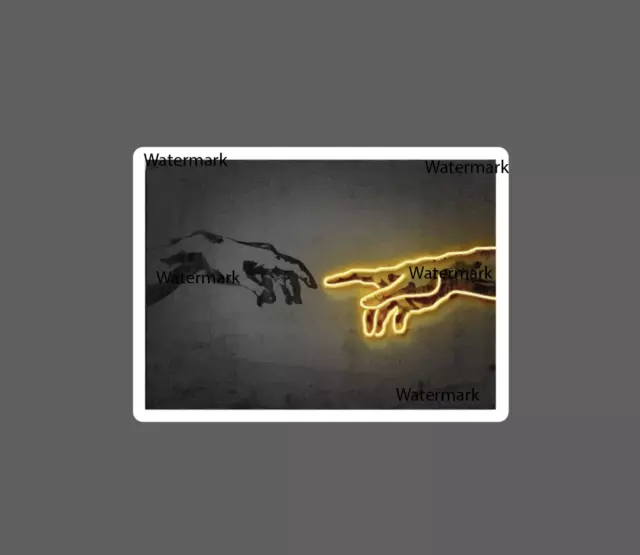 Creation Sticker Neon Life God Waterproof Sticker Phone Decal Water ...