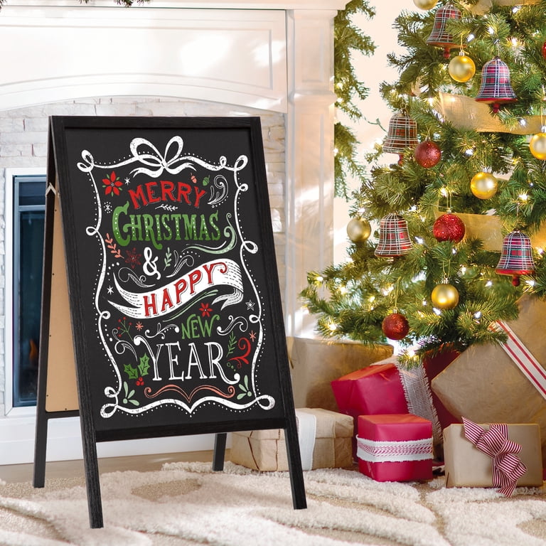 Chalkboard A Frame Framed Blackboard – Worldwidemenus