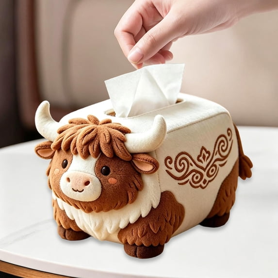 Creatitoy 1Pcs Handmade Multicolor Cloth Animals Tissue Box Cover ...
