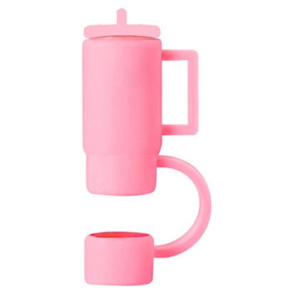 Creative 10mm Airtight Splash Proof Reusable Straw Cover Cap Drinking ...