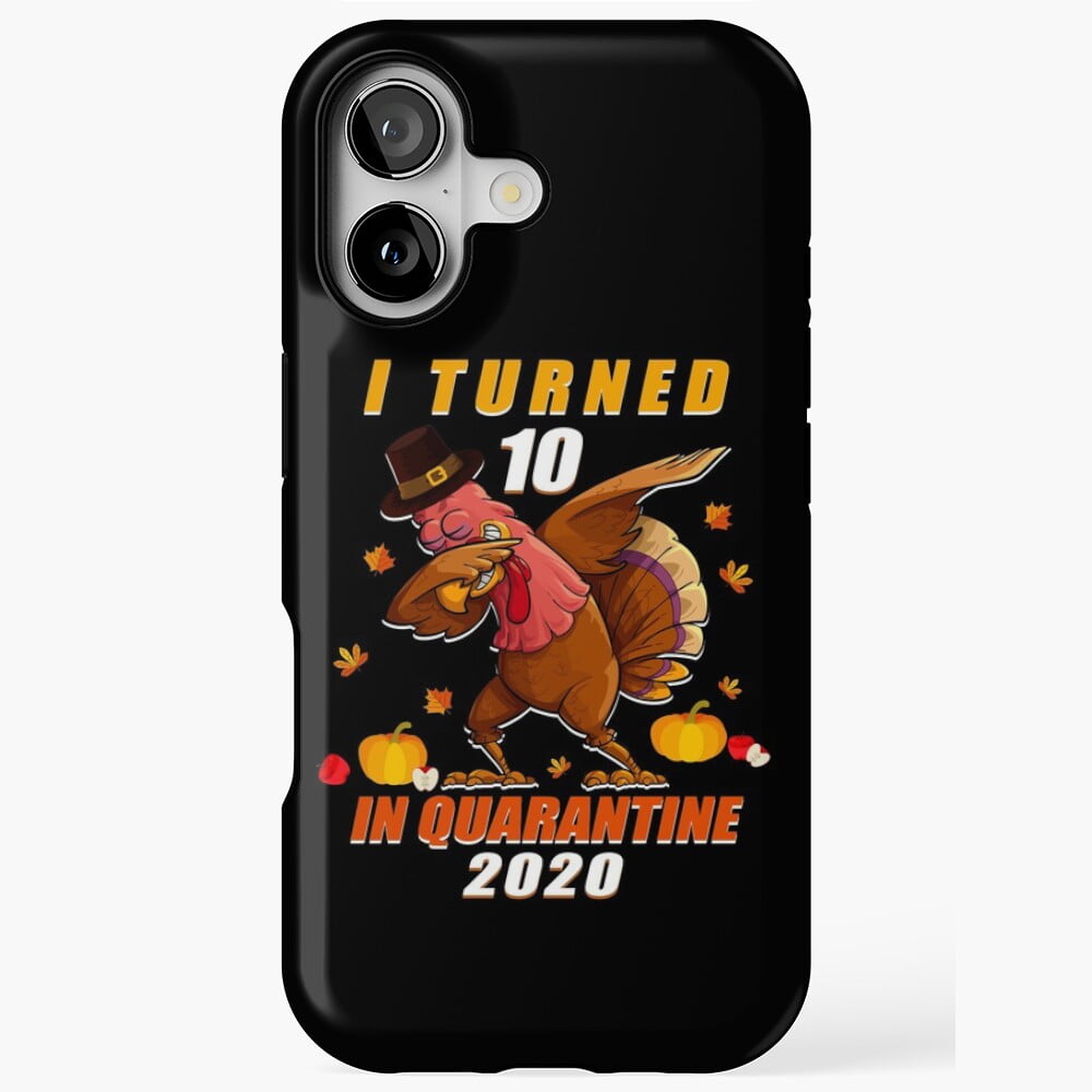Creative 10th Birthday Turkey Thanksgiving Gift Case for iPhone 17 16 ...