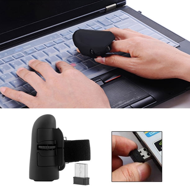 Creative 1600DPI 2.4GHz USB Optical Wireless Finger Mouse for Laptop ...