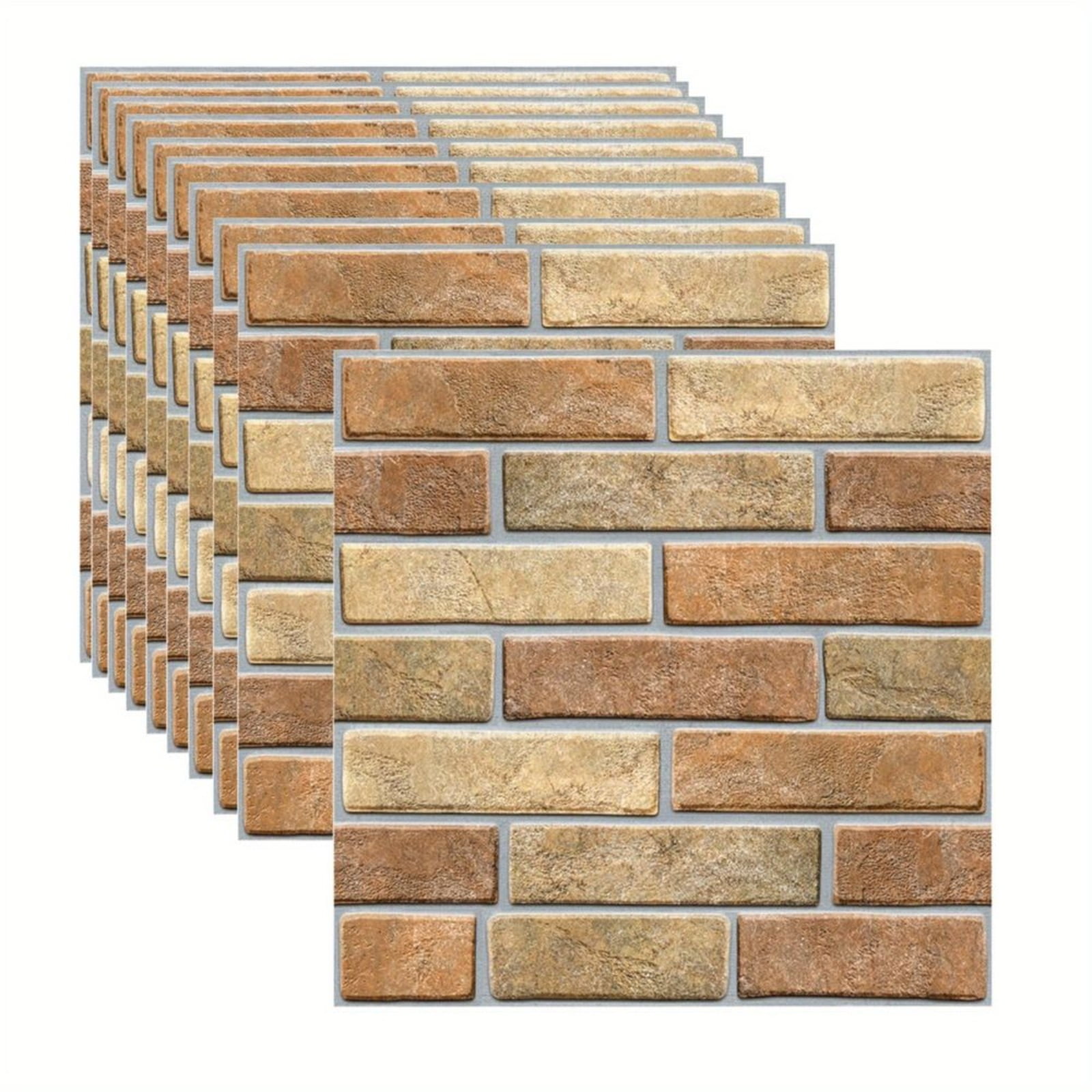 Creative 3D Brick Wallpaper Stickers – 20/40 Pcs Self-Adhesive ...