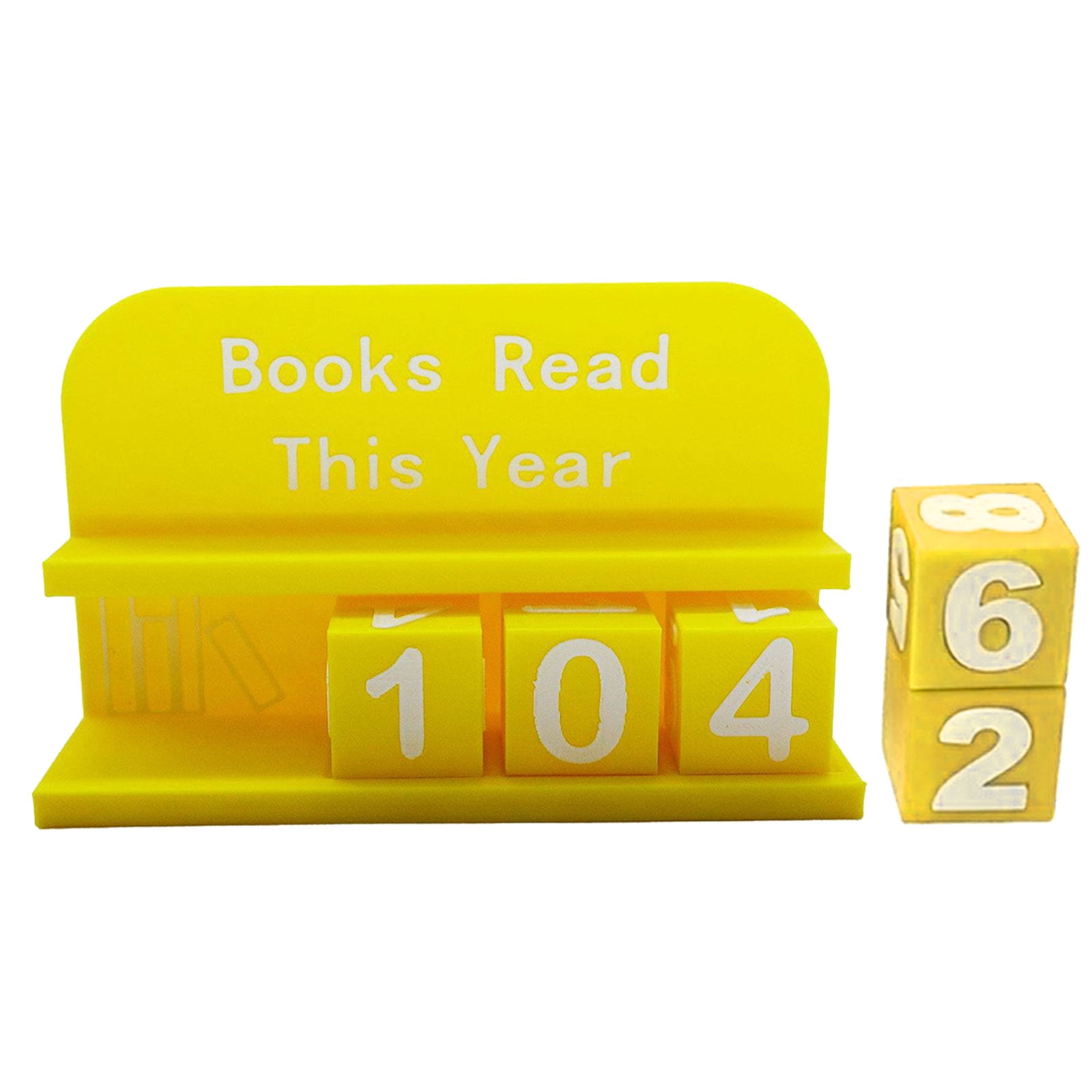 Creative 3D Printed Reading Progress Trackers With Number Cubes Books ...