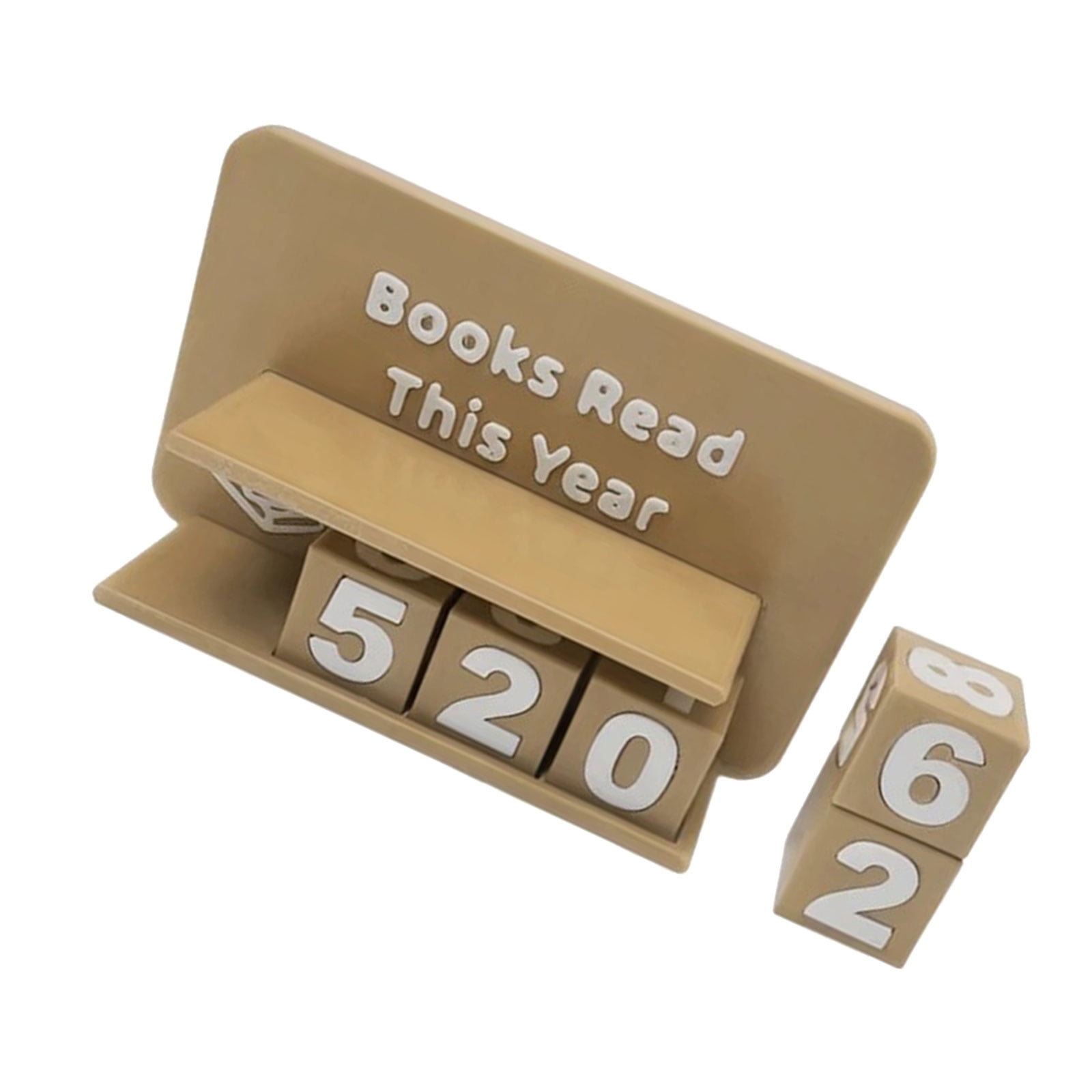 Creative 3D Printed Reading Progress Trackers With Number Cubes Books ...