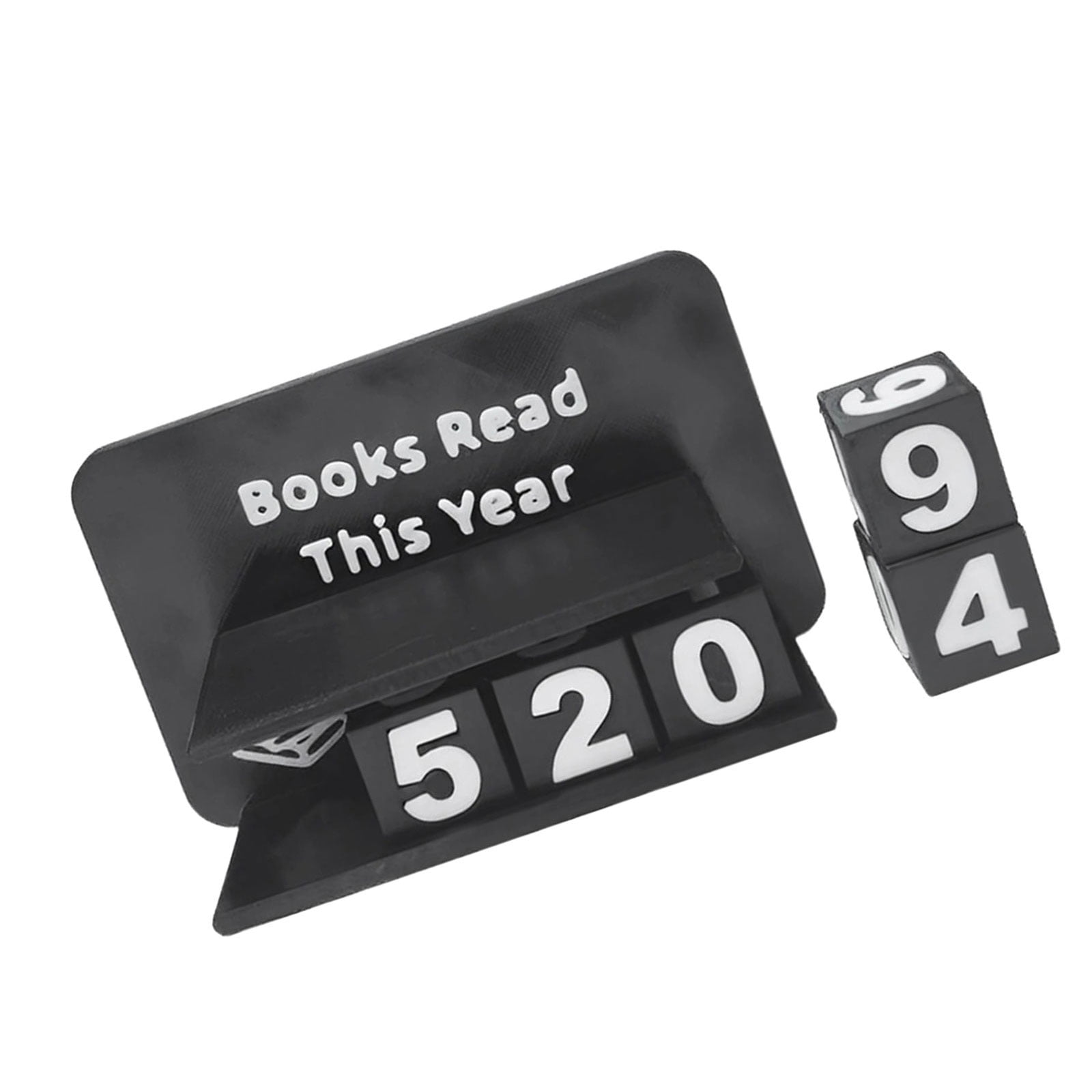 Creative 3D Printed Reading Progress Trackers With Number Cubes Books ...