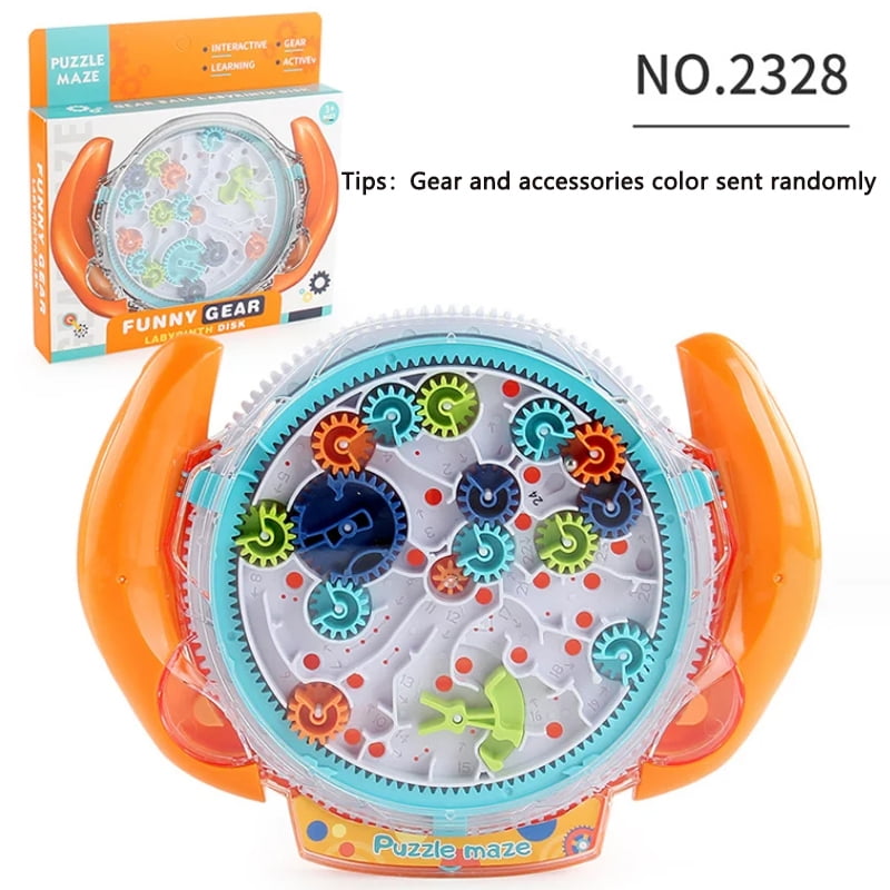 Creative 3D Puzzle Transparent Magic Maze Speed Cube Rolling Ball Magic ...