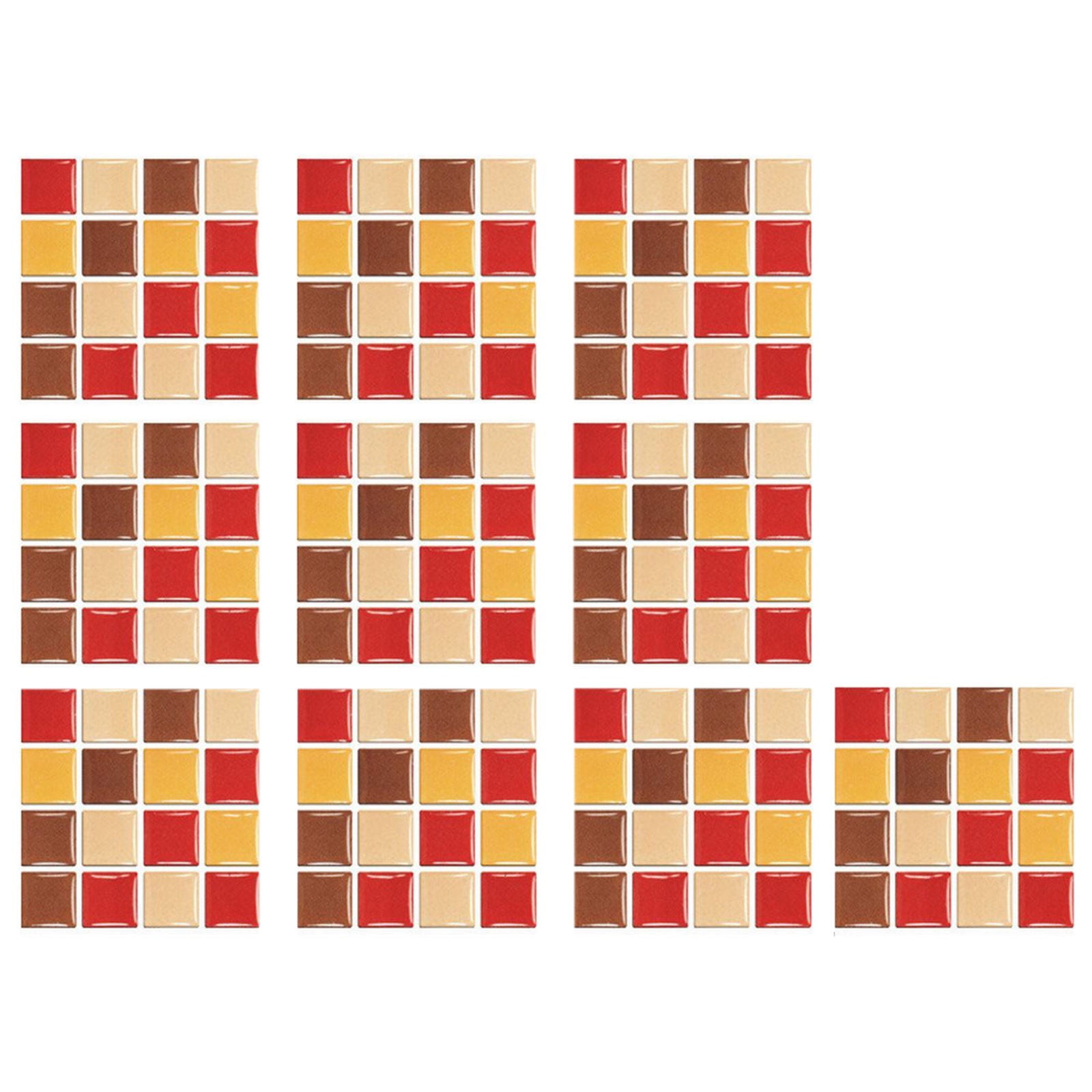 Creative 3D Tile Stickers Decoration DIY Floor Plane Wall Stickers ...