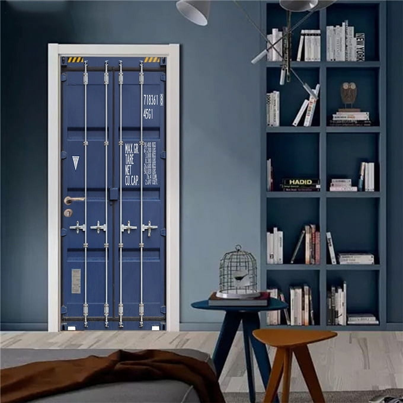 Creative 3D Vision Door Sticker For Living Room Corridor Decoration ...
